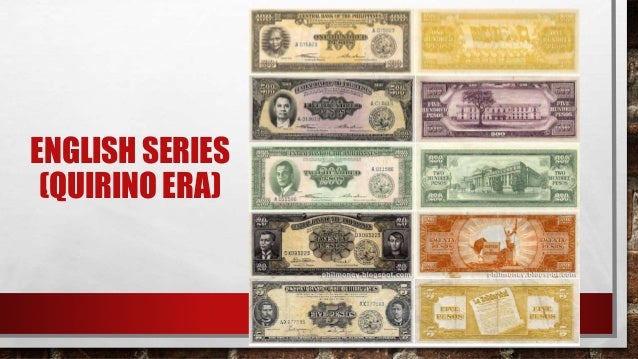 Evolution of philippine money