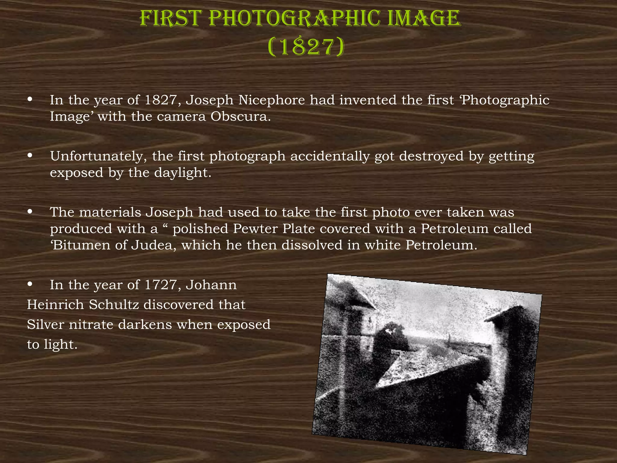 The Evolution of Photography | PPT