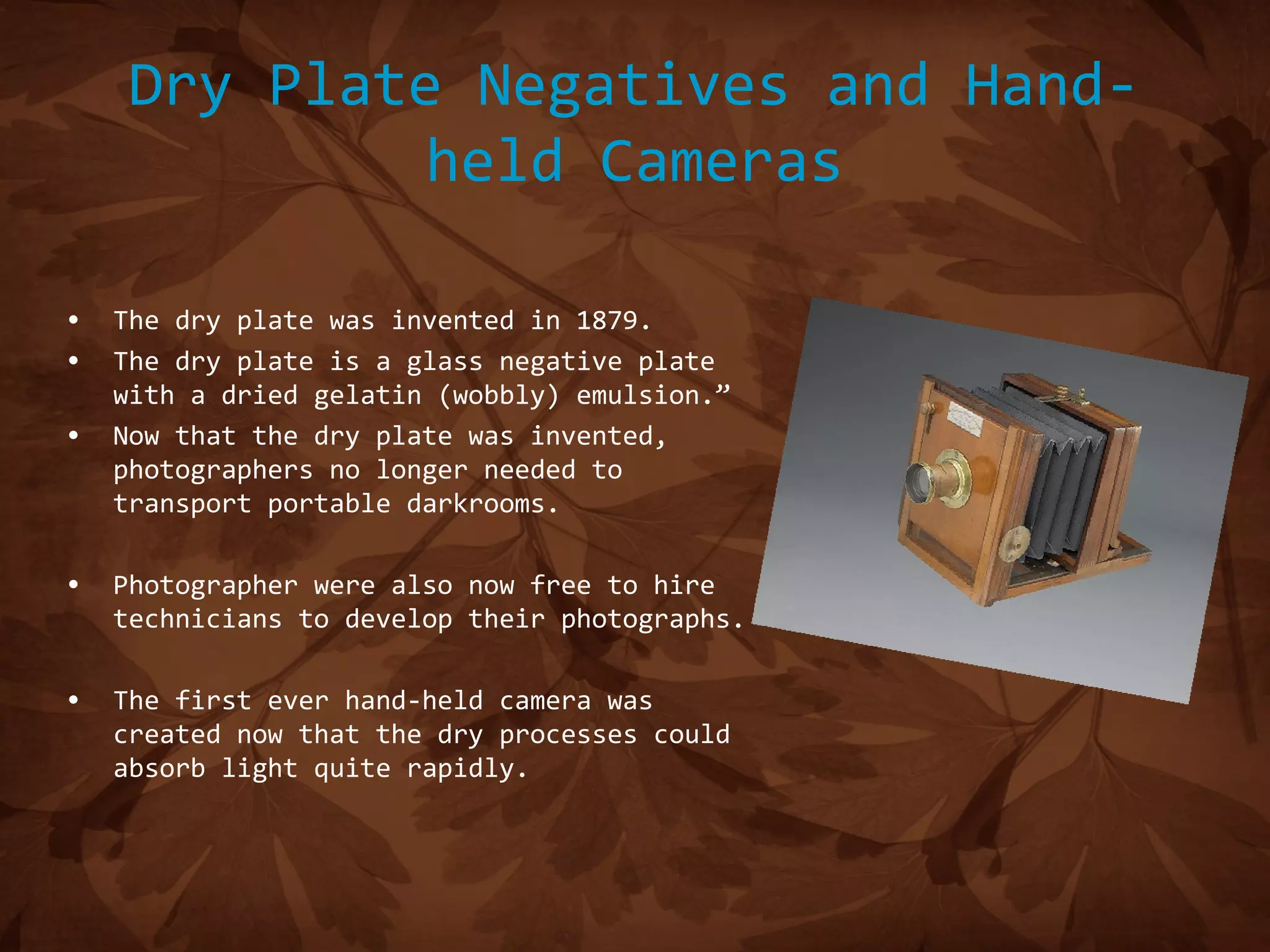 The Evolution of Photography | PPT