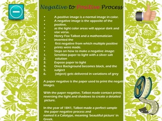 The Evolution of Photography | PPT