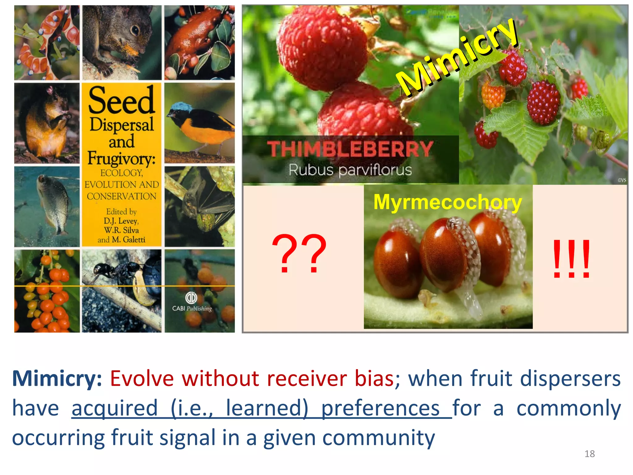 Evolution of plant animal interaction via receiver bias | PPT