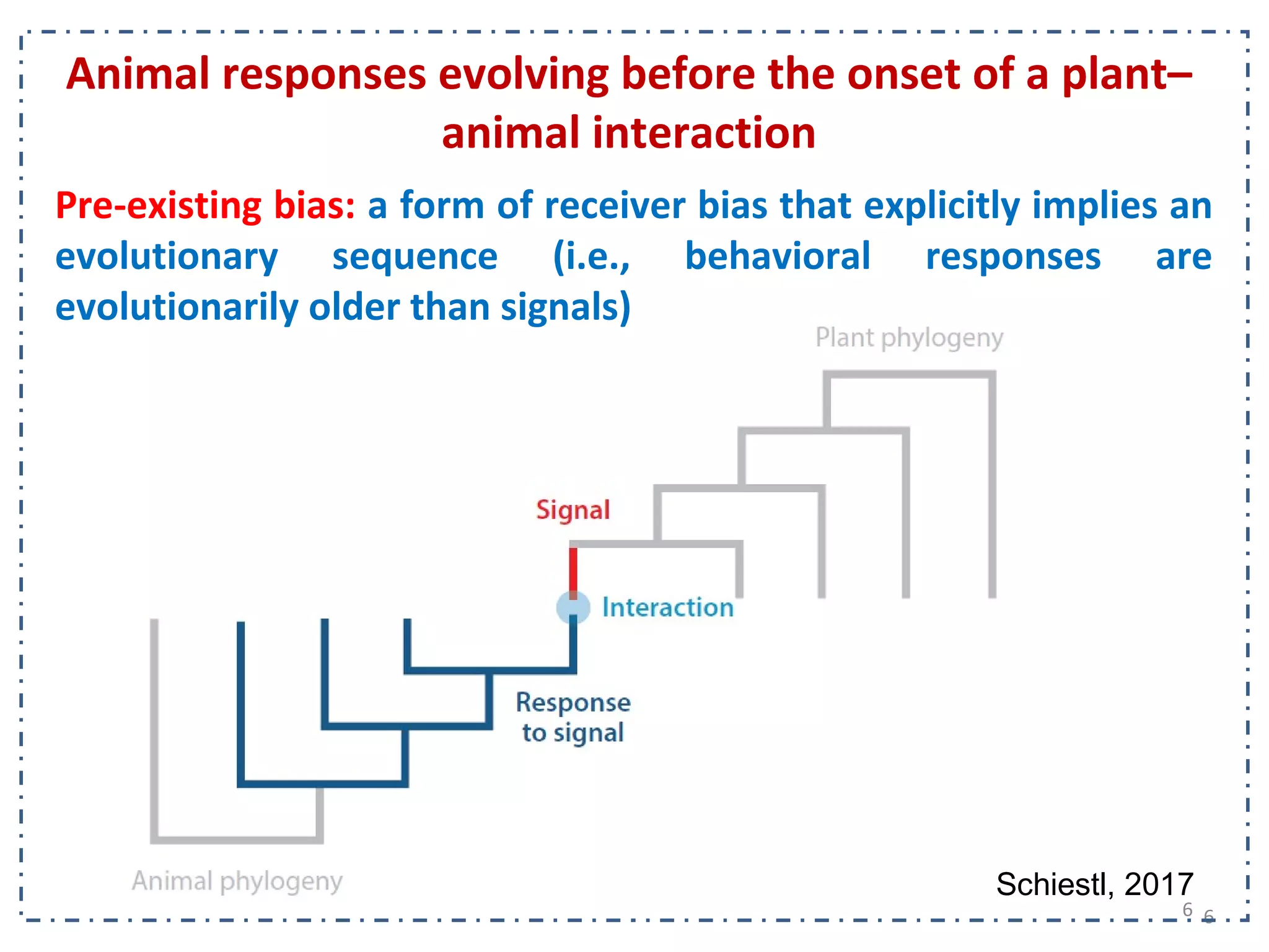 Evolution of plant animal interaction via receiver bias | PPT
