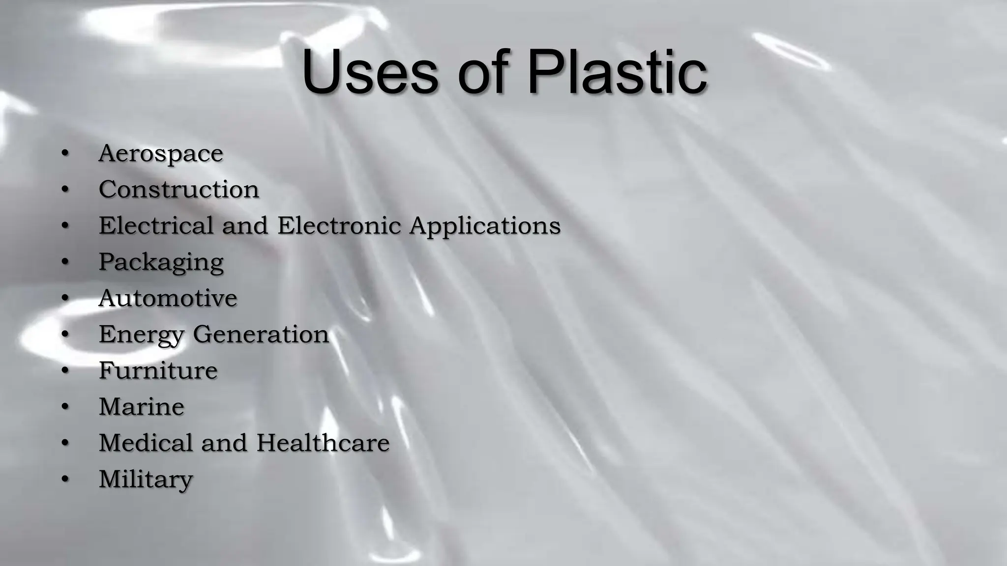 Evolution of Plastics - How plastics play role in our daily life | PPT