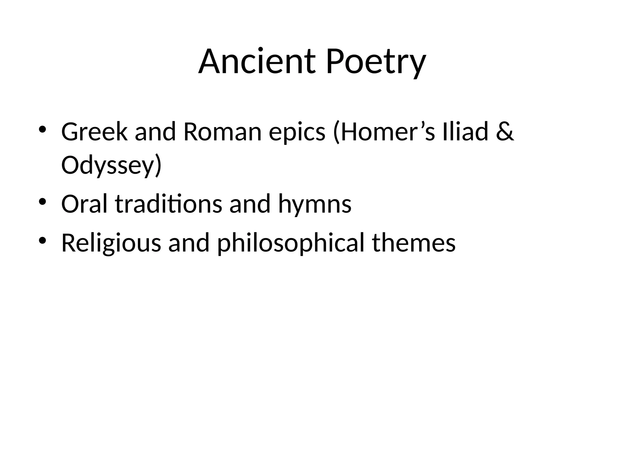 Evolution_of_Poetry.pptx it's cause...... | PPTX