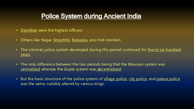 Evolution of Police in India | PPTX
