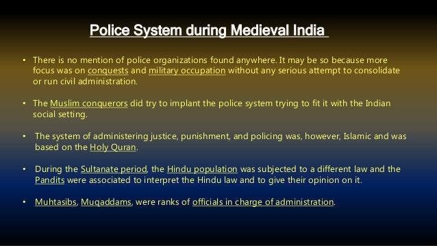 Evolution of Police in India | PPTX