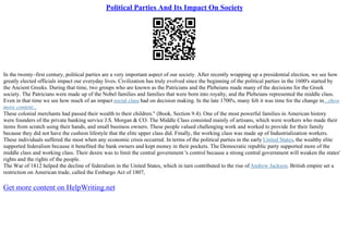Evolution Of Political Parties | PDF