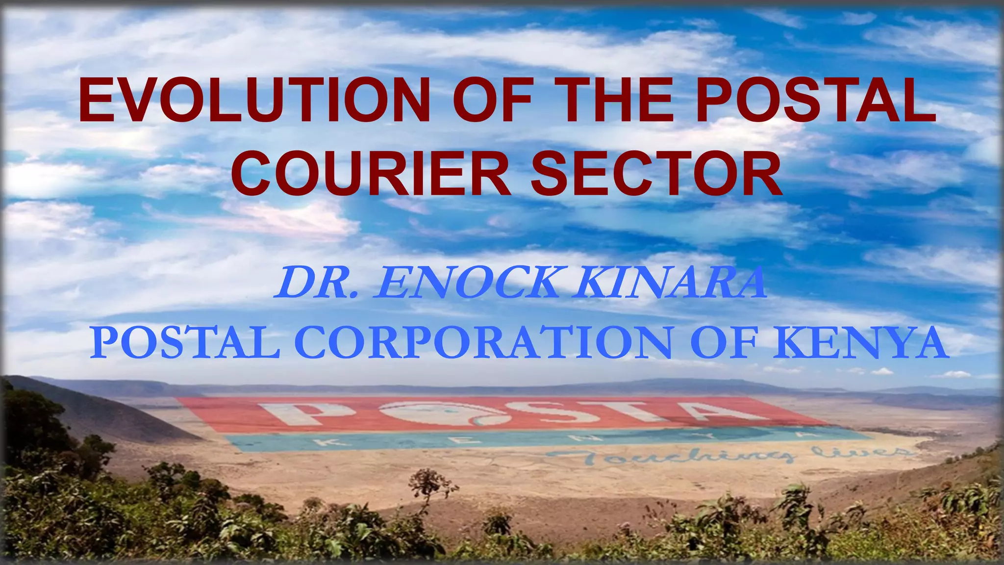 Evolution of postal courier | PDF
