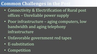 Evolution of postal courier | PDF