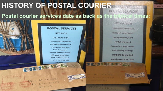 Evolution of postal courier | PDF