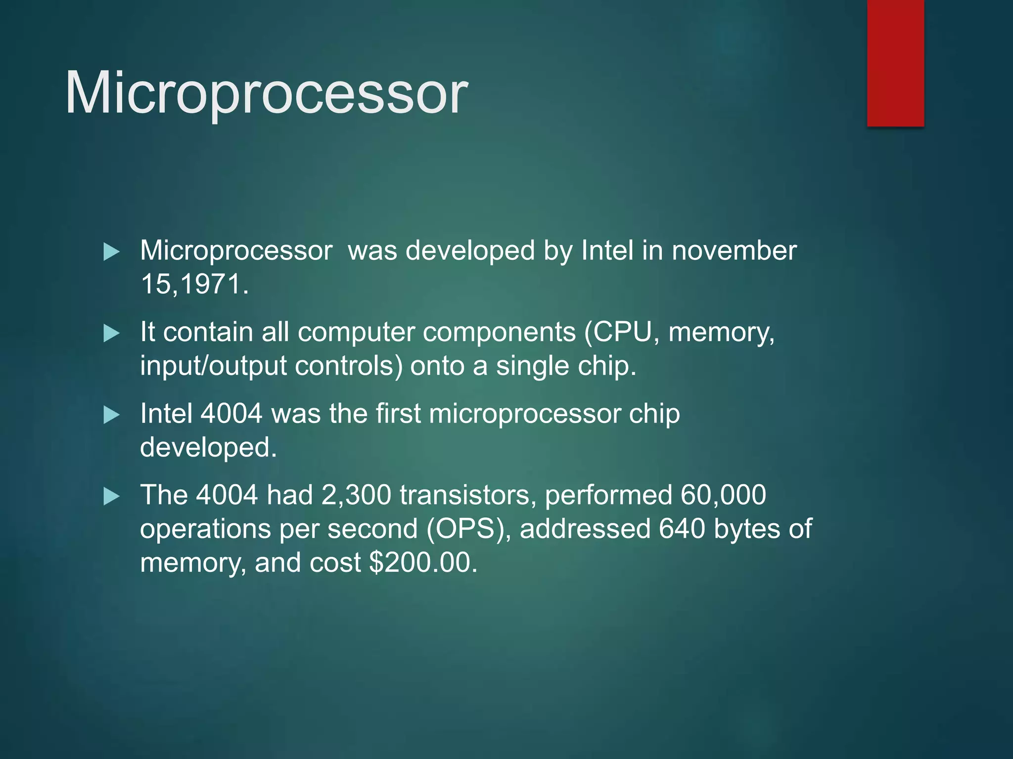 Evolution of processing capability | PPTX