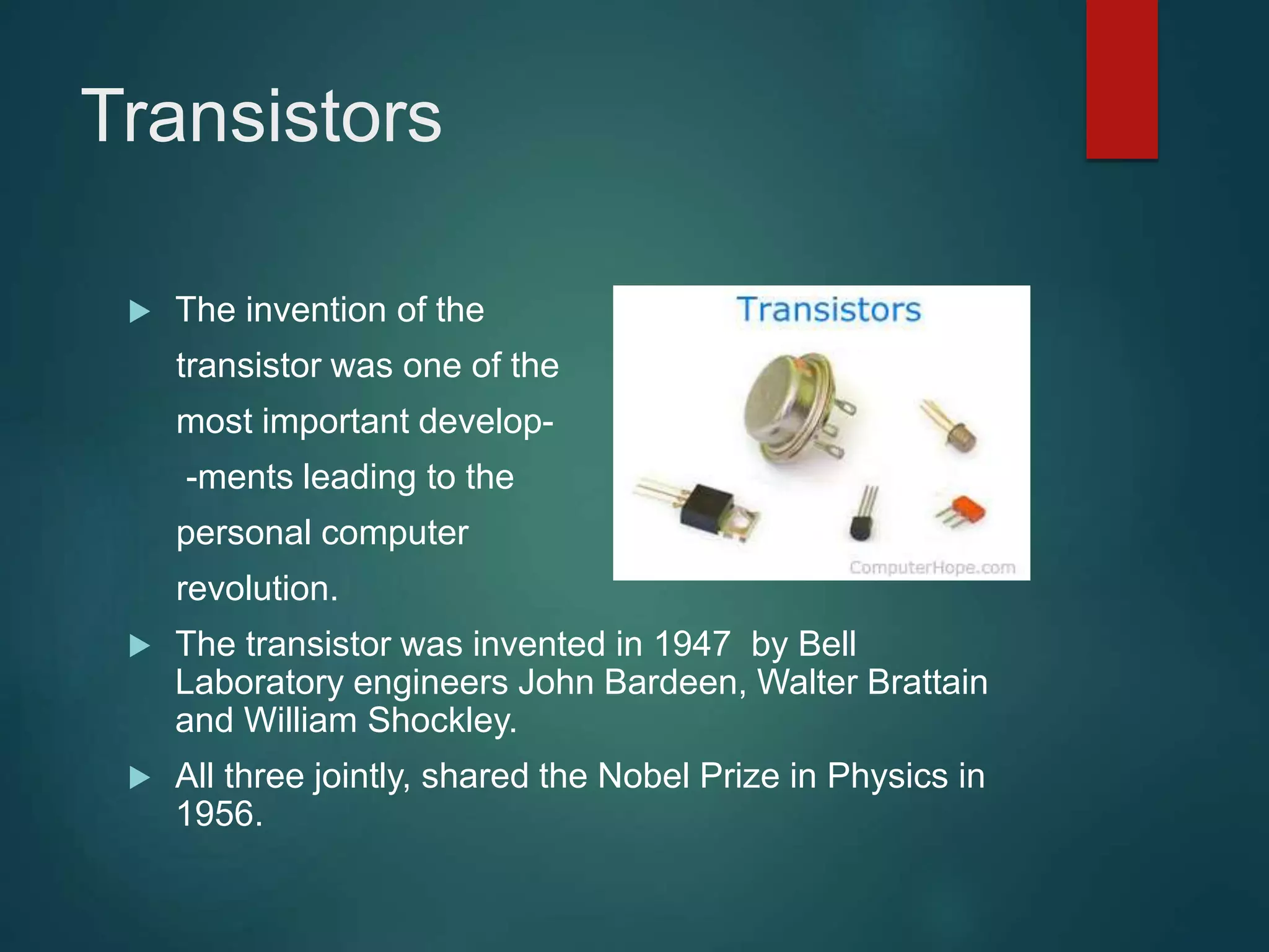 Evolution of processing capability | PPTX