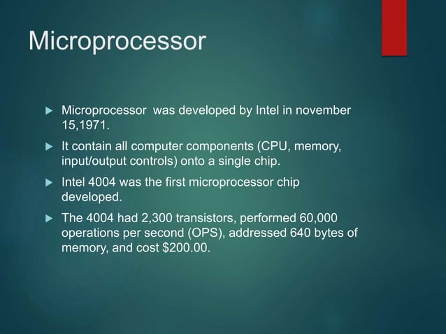 Evolution of processing capability | PPTX | Computing | Technology & Computing