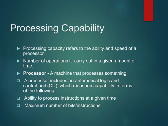 Evolution of processing capability | PPTX | Computing | Technology & Computing