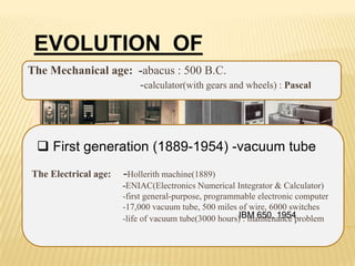 Evolution of processors | PPTX