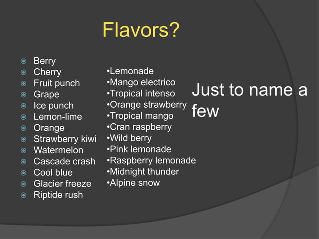 Evolution of product=gatorade | PPTX