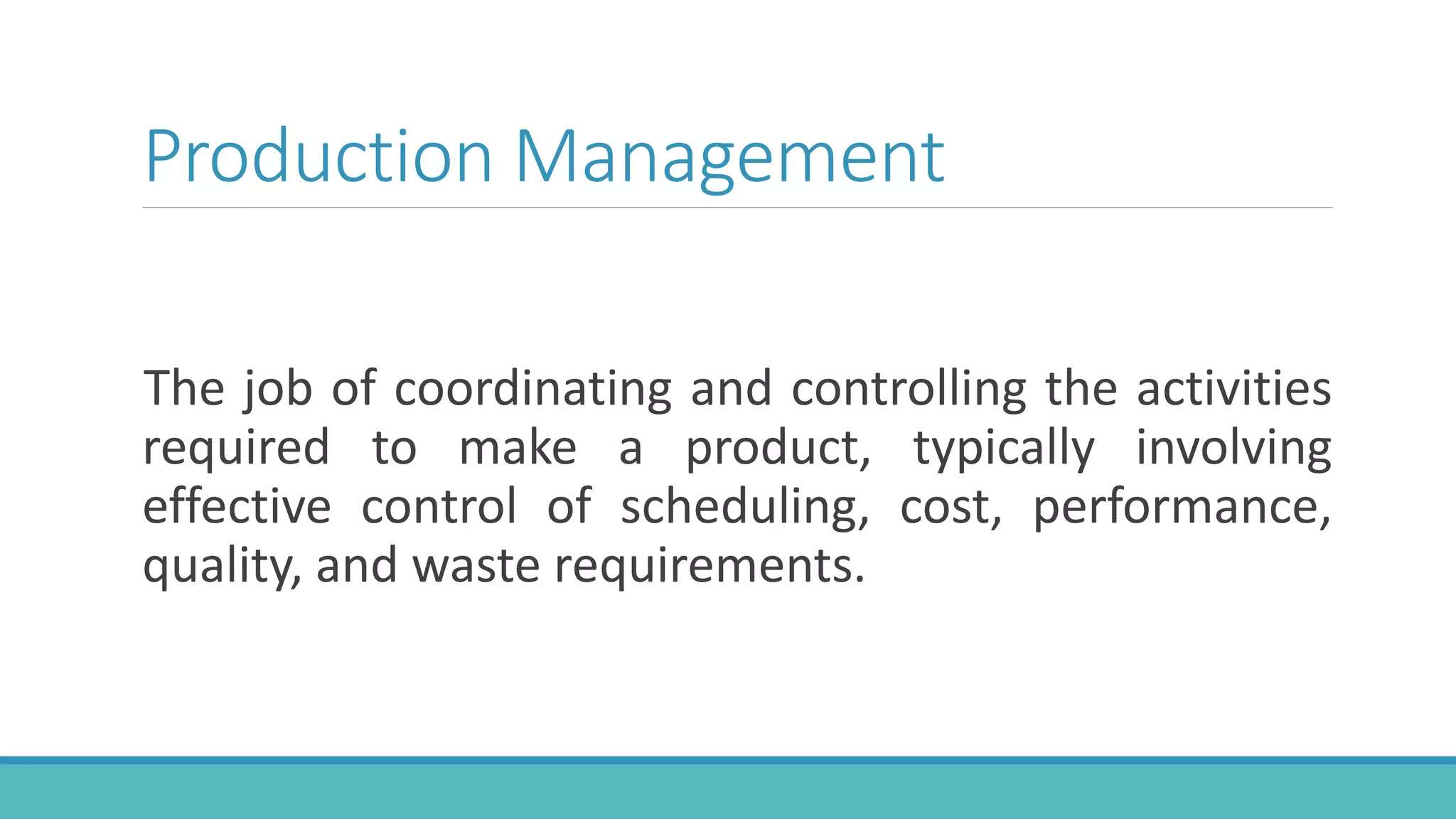 Evolution of production and operations management | PPTX