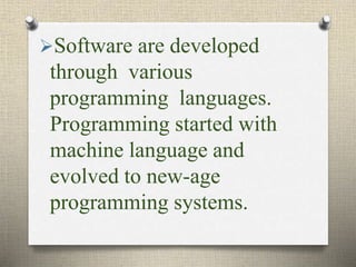 Evolution of programinglang | PPT
