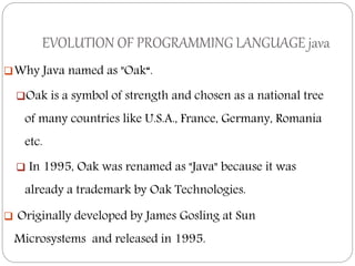 Evolution of programming language | PPTX