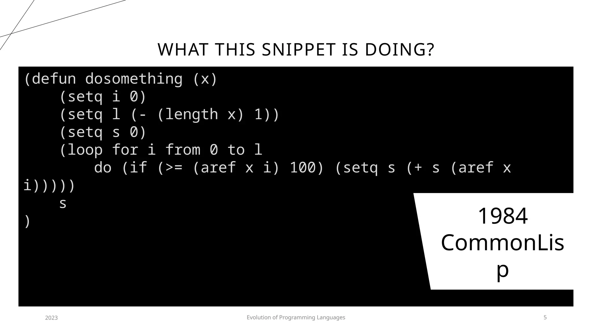 Discovering beautiful history of programming languages | PPTX