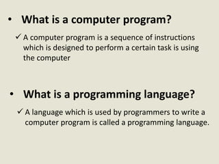 Evolution of programming languages-migara presentation.pptx