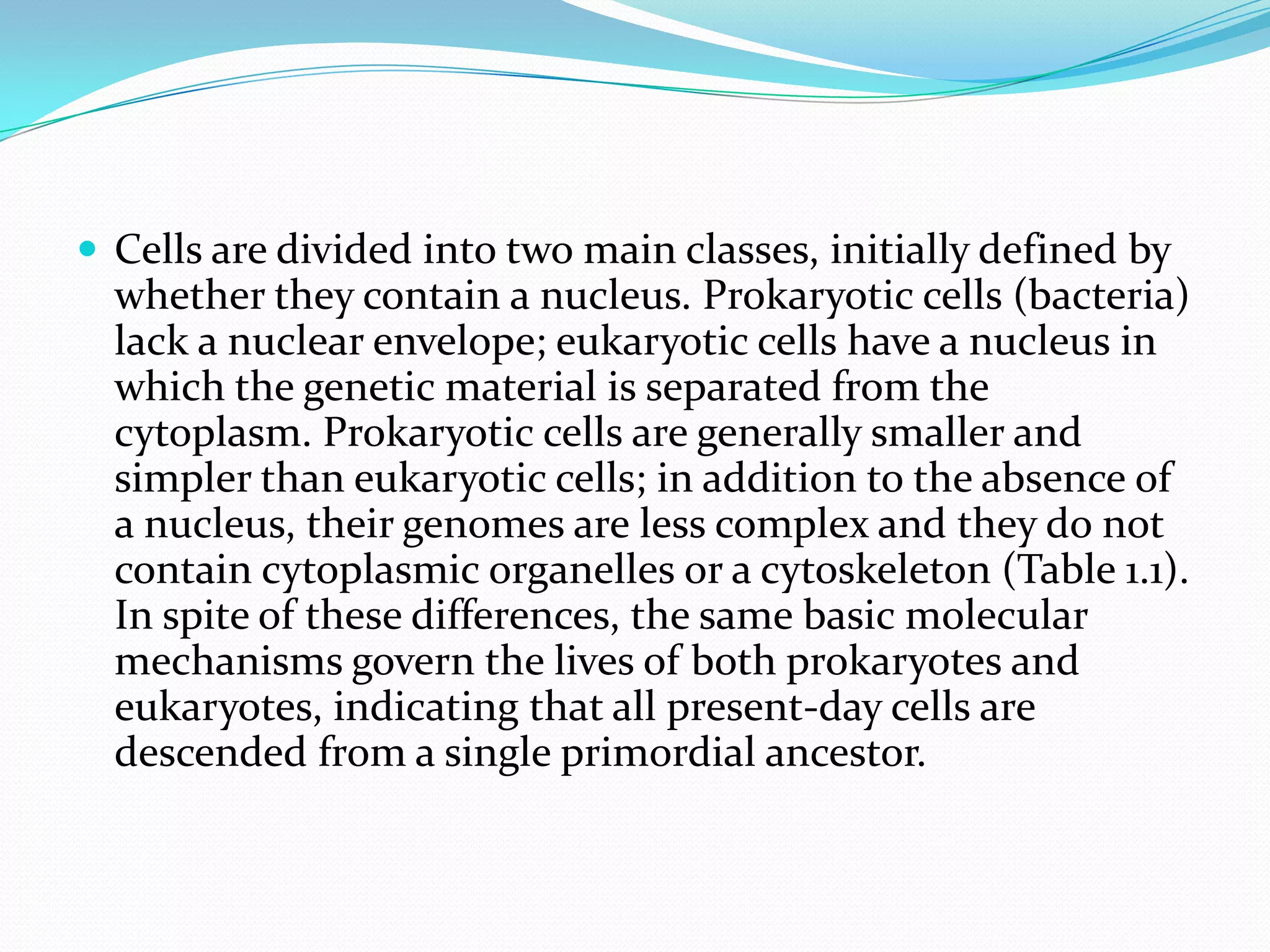Evolution of prokaryotic and eukaryotic cells | PPTX