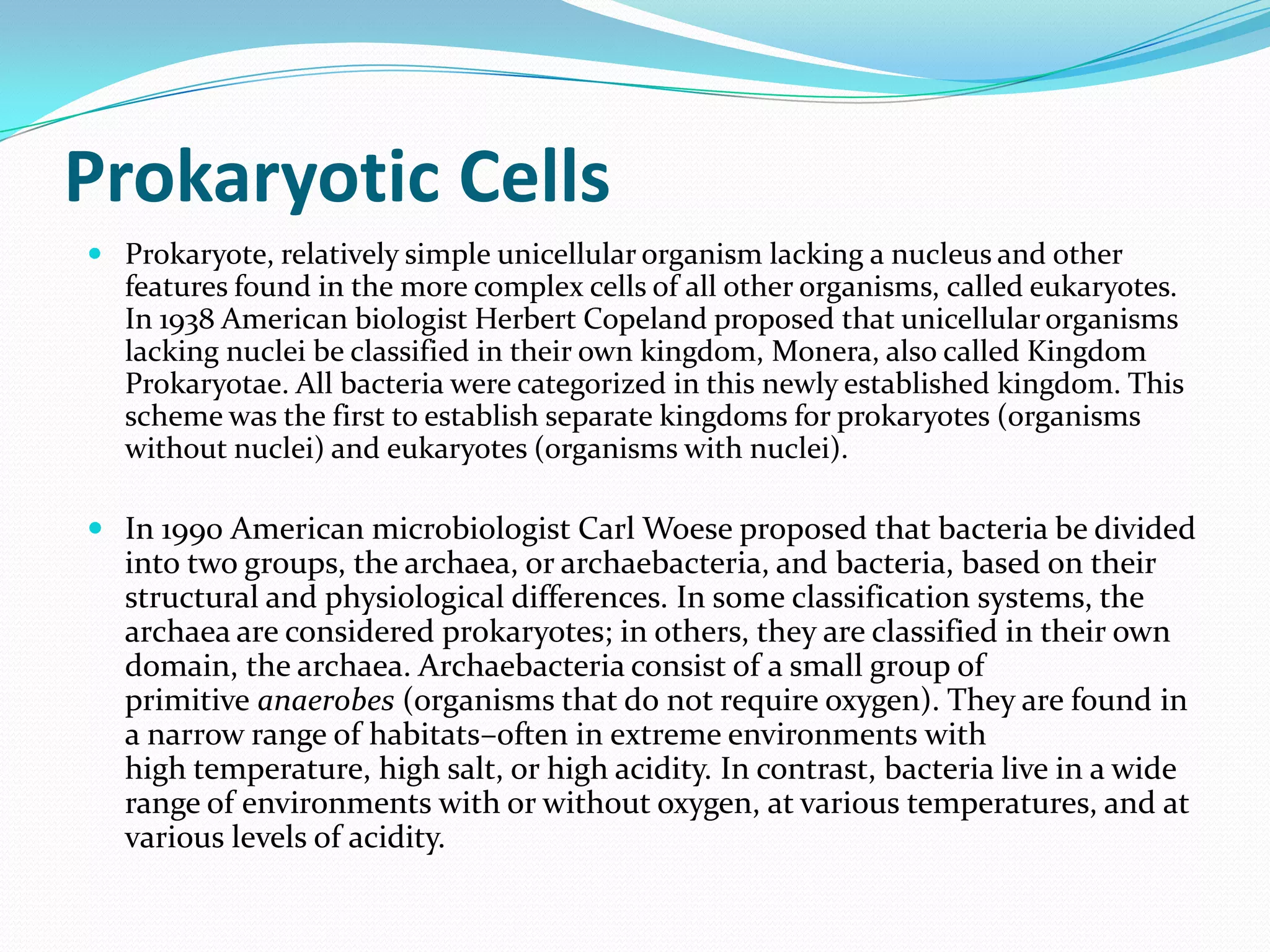 Evolution of prokaryotic and eukaryotic cells | PPTX