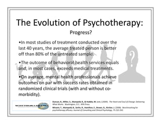 Evolution of Psychotherapy: An Oxymoron | PDF