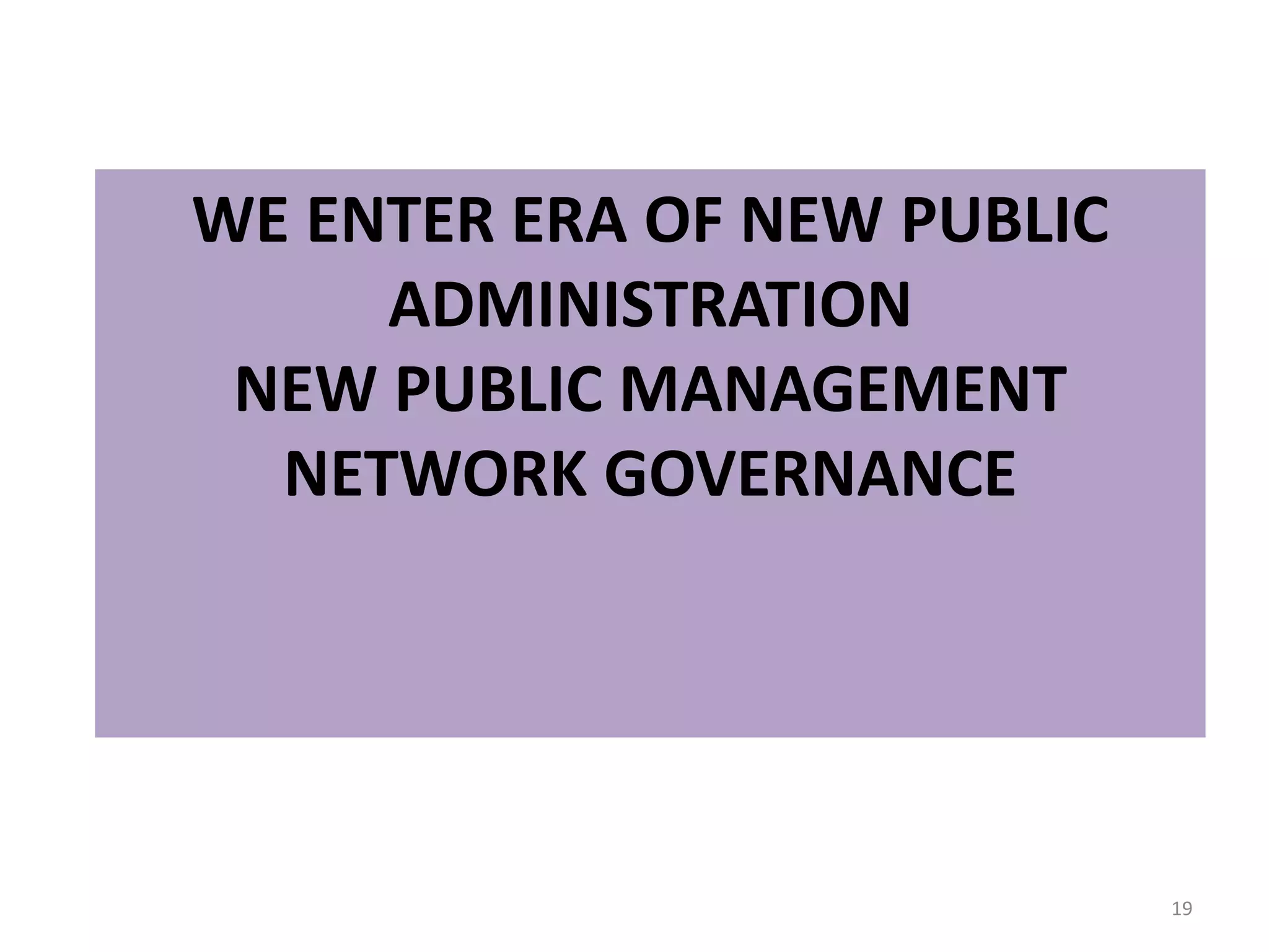 Evolution of Public Administration | PPTX