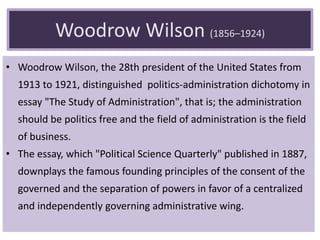 Evolution of Public Administration | PPTX