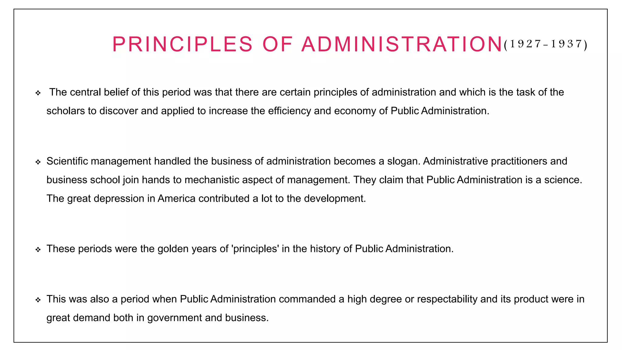 Evolution of Public Administration | PPTX