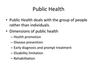 Evolution of public health.pptx ug | PPTX