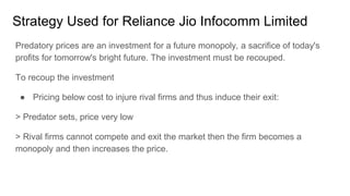 Evolution of reliance Jio infocomm Ltd. | PPTX