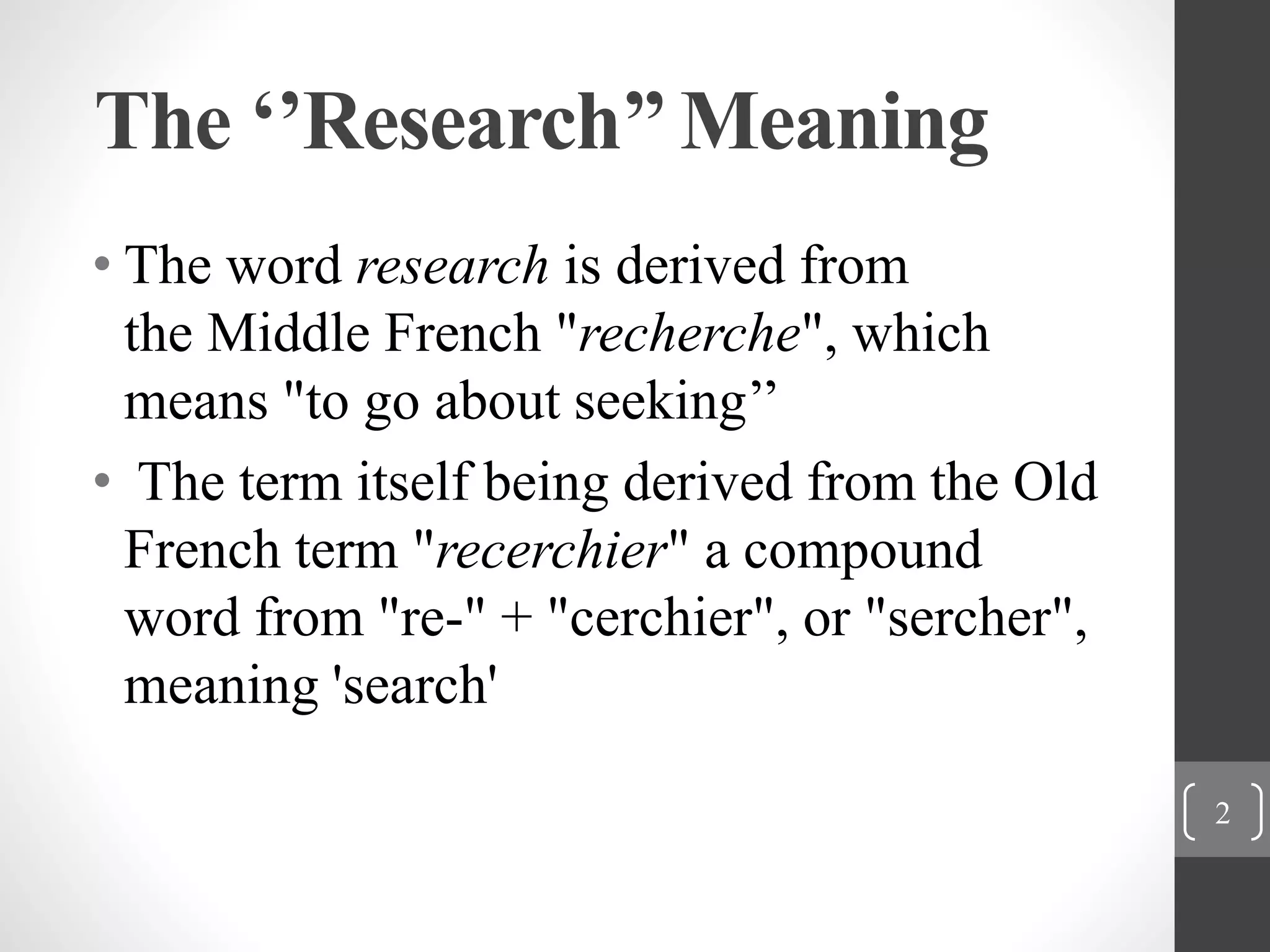 Evolution of research | PPTX