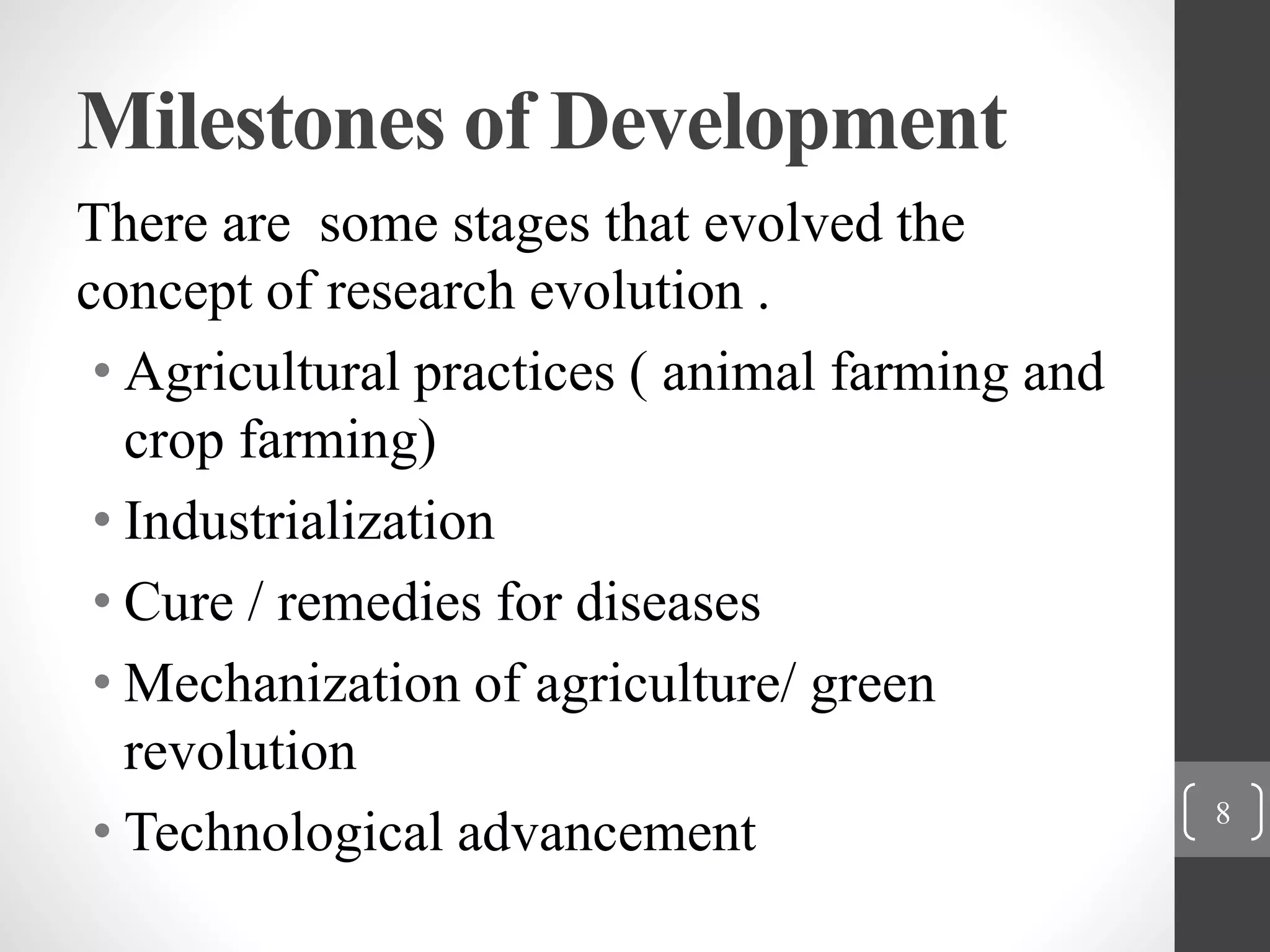 Evolution of research | PPTX