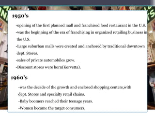 Evolution of retailing | PPTX