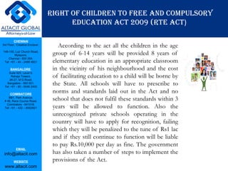 Evolution of right to education | PPT