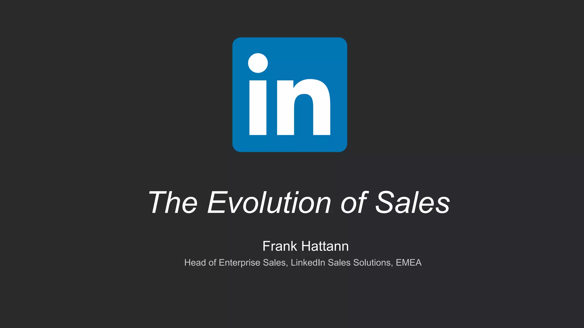 The Evolution of Sales | PDF