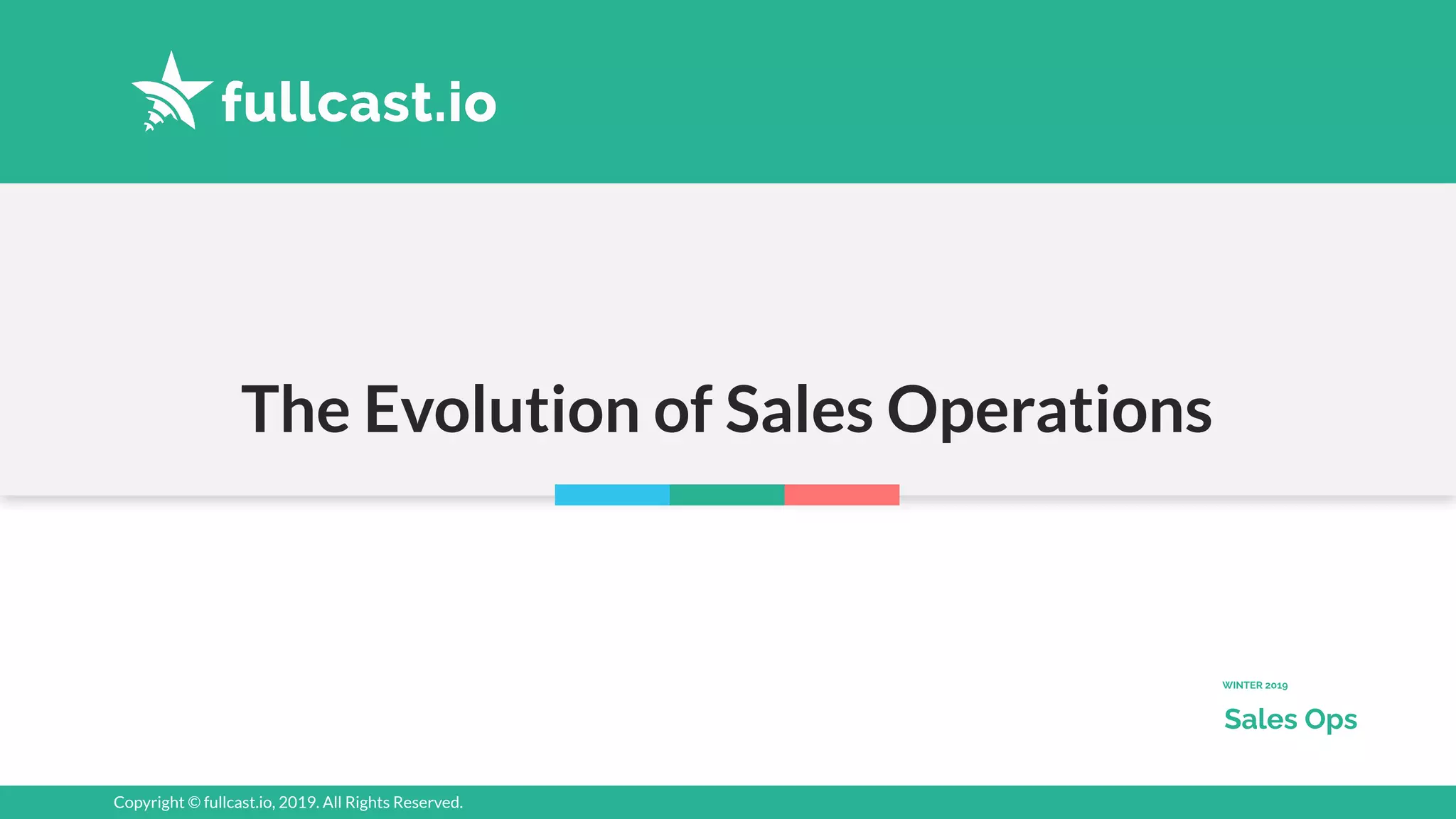 Evolution of sales operations | PPT