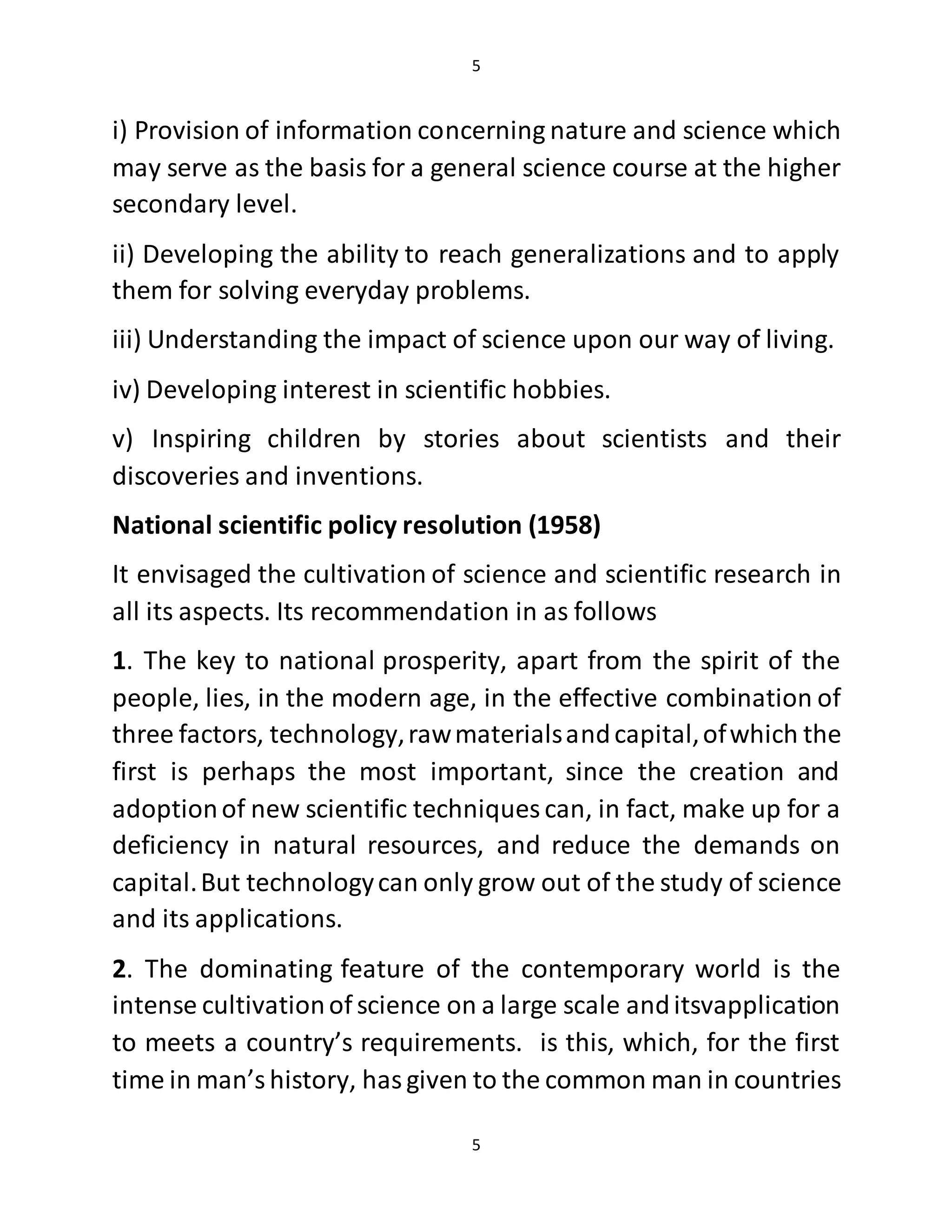 Evolution of science education | DOCX