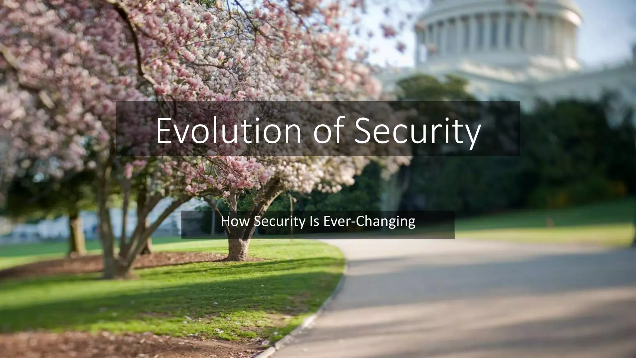 Evolution of Security | PPTX