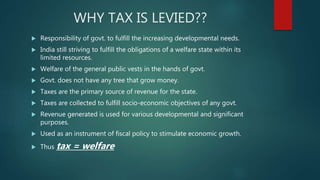 Evolution of service tax in india | PPTX