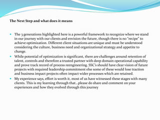 Evolution of shared services | PPTX