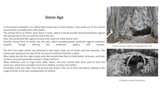 Evolution of shelters | PPTX | Geology | Science