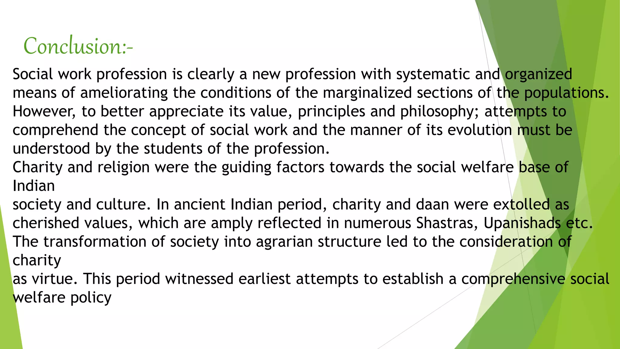 Evolution of social work education in india | PPTX
