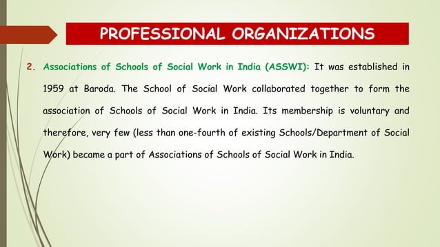 Evolution of social work education in india | PPT
