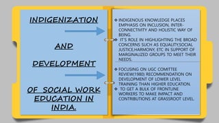 Evolution of social work education in India | PPT