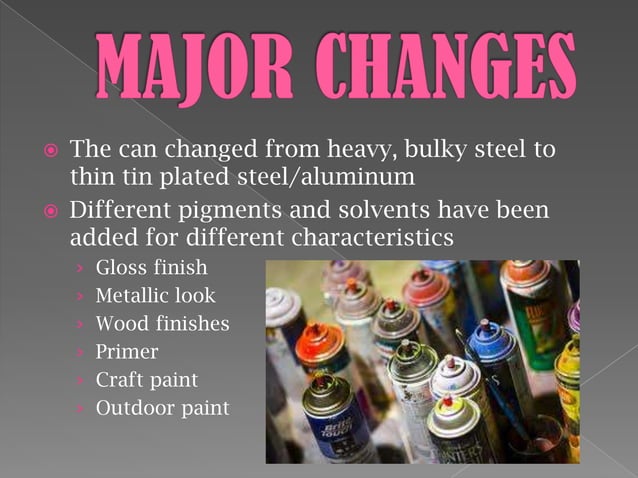 Evolution of Spraypaint and the Can | PPTX