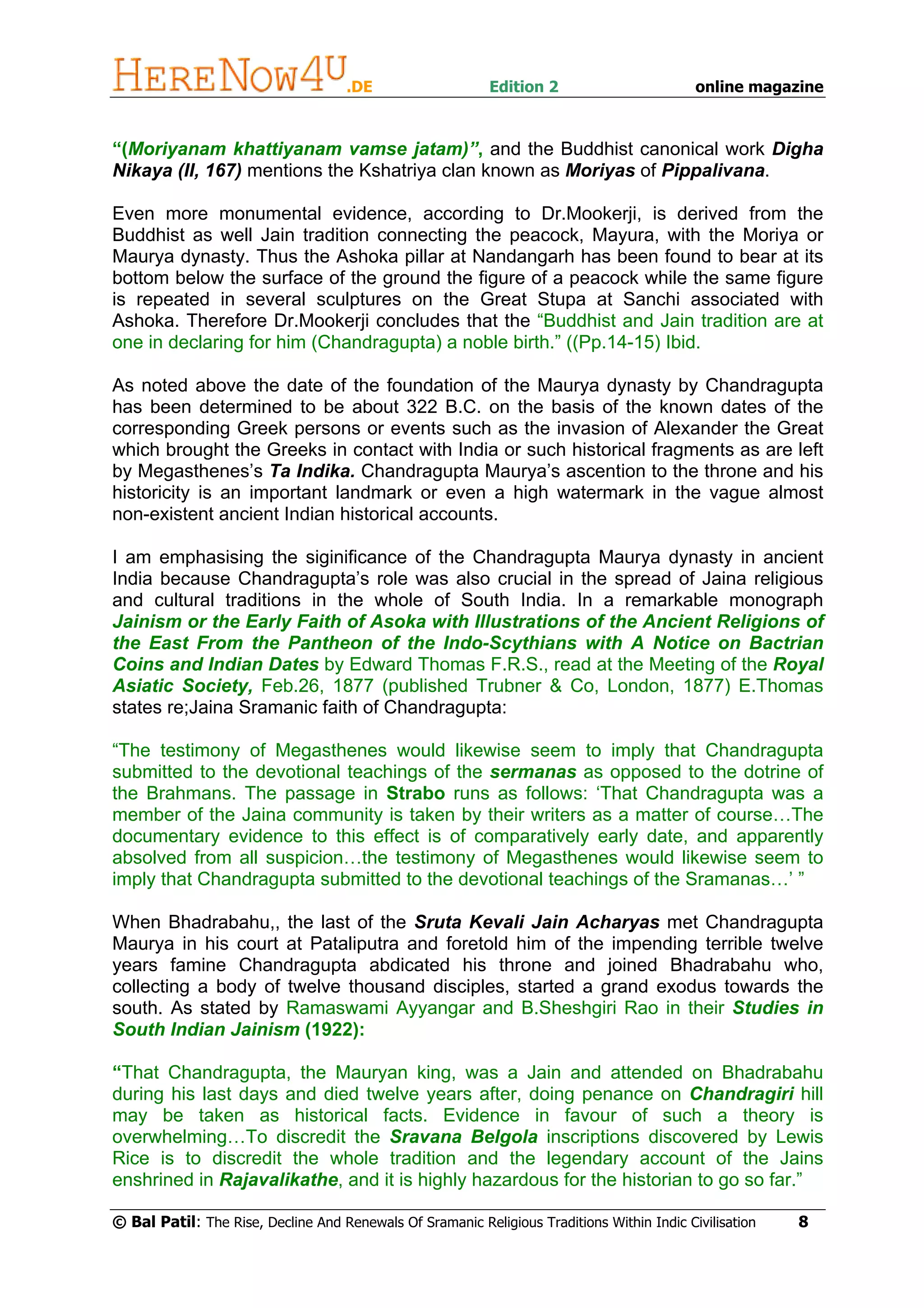 Evolution of Sramanic Jain Culture | PDF