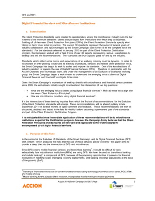 Digital Financial Services and Microfinance: State of Play | PDF